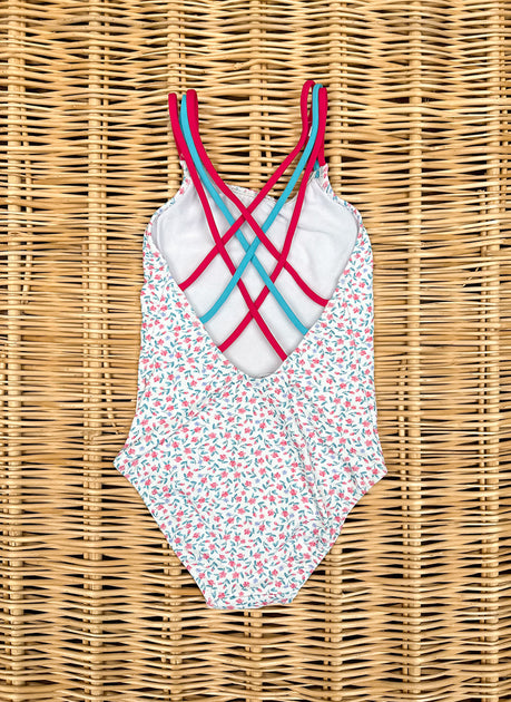 Little roses Onepiece Swimsuit – Baroni Firenze