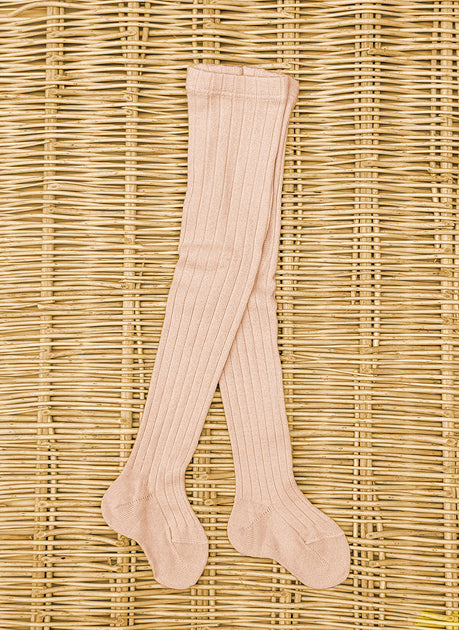 WOOL RIBBED TIGHTS – Baroni Firenze