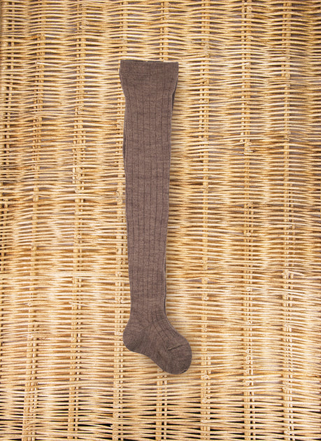 WOOL RIBBED TIGHTS – Baroni Firenze