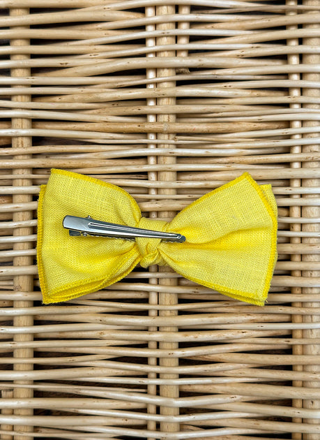 Big Bow Linen Clip – Baroni Firenze