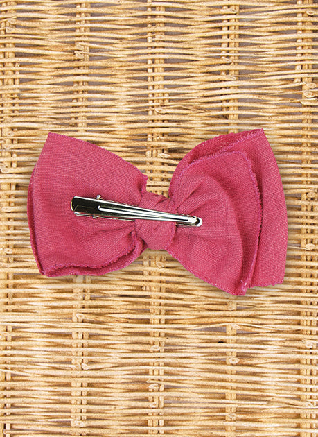Big Bow Linen Clip – Baroni Firenze
